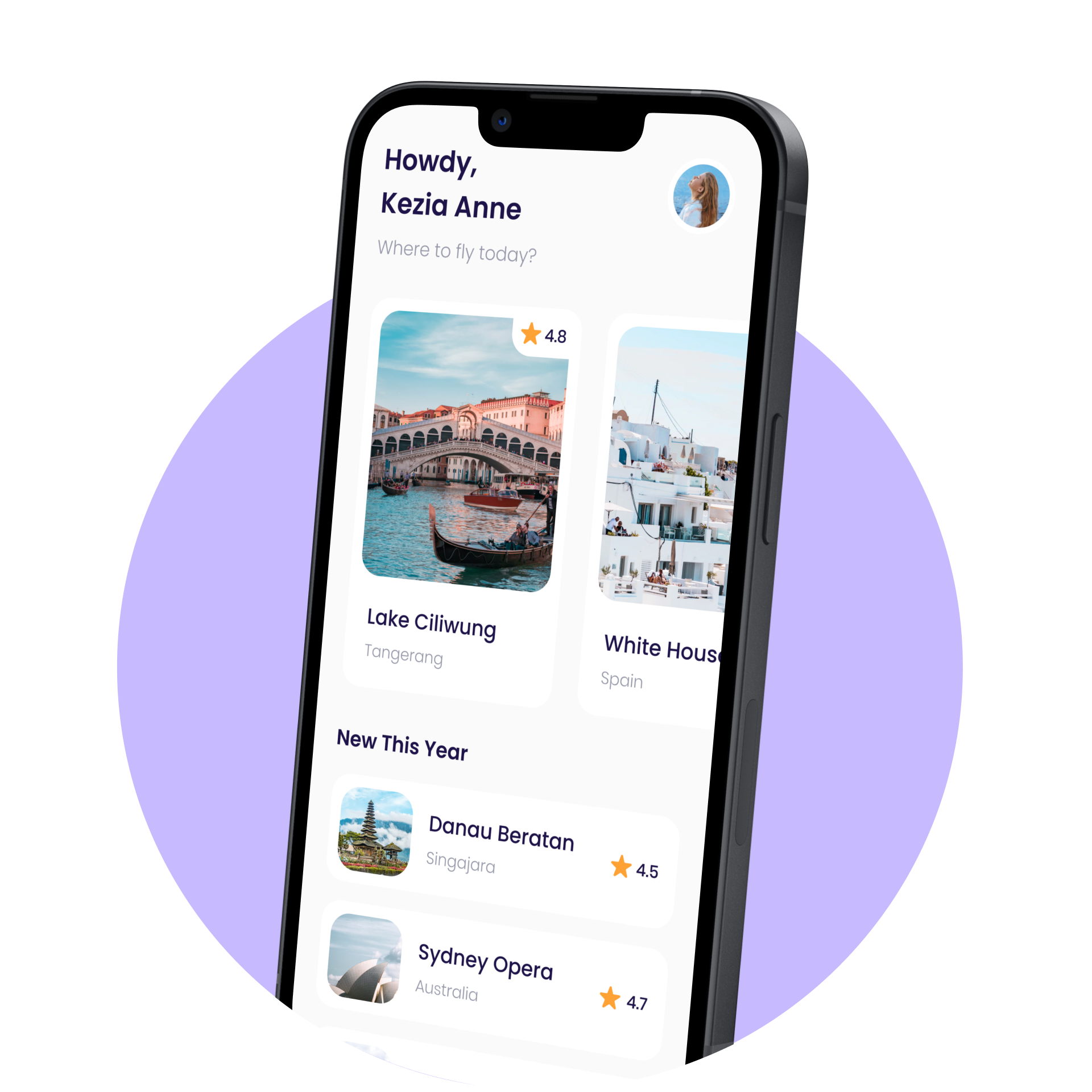 Headers Airplane - Travel Website Design